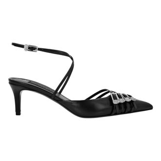 Philipp Plein Femme, Chaussures, Noir, Taille: 36 EU Escarpins Slingback &agrave; Talons Bas