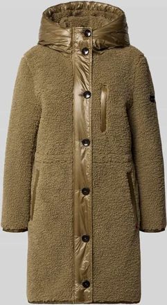 Frieda & Freddies Teddy-Mantel mit Kapuze und Eingrifftaschen Modell HAZEL