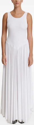 Pinko Rückenfreies Maxikleid - Weiß