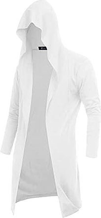 Generic Blousons Homme - Manteau rétro médiéval dHalloween Cardigan homme pendentif manteau rétro à capuche léger Pardessus Homme Long