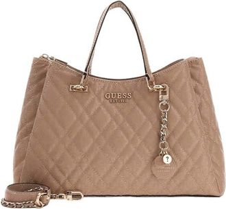 Guess sac à main sac à épaule Isemay Girlfriend Shoulder Satchel Pale Mocha taupe