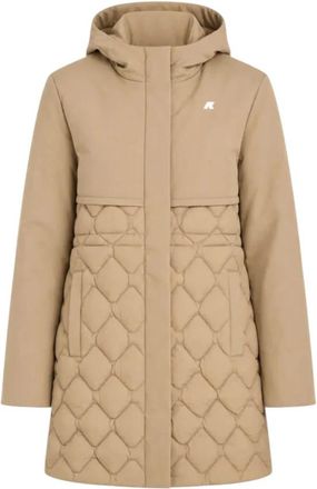 K-Way Siphelle Hybrid Warm Jacke - - Jackets - Damen - Beige - L