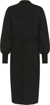 Kaffe Femme, Robes, Noir, Taille: 36 FR Knitted Robes