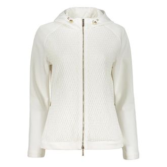 Moorer Kapuzenjacke mit durchgehendem Rei&szlig;verschluss und gepolstertem Vorderteil - - Jackets - Damen - Wei&szlig; - S