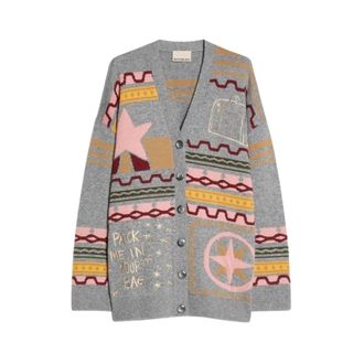 Pennyblack Pbbdisco Cardigan - - Knitwear - Damen - Grau - M