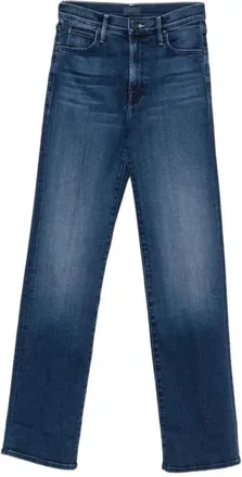 Mother Femme, Jeans, Bleu, Taille: W25 Jeans droits