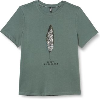 Only Onlkita Life Reg S/S Plume Top Box JRS