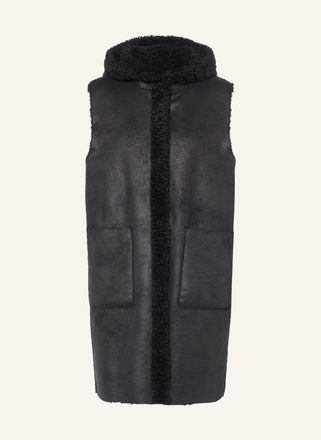 Fuchs Schmitt Fuchs Schmitt Weste Santa Fe Zum Wenden Mit Kunstfell schwarz