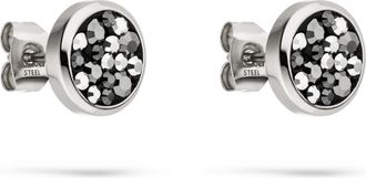 s.Oliver Ohrring - Elegante Ohrstecker aus poliertem Edelstahl - silber - wasserfest & hautfreundlich