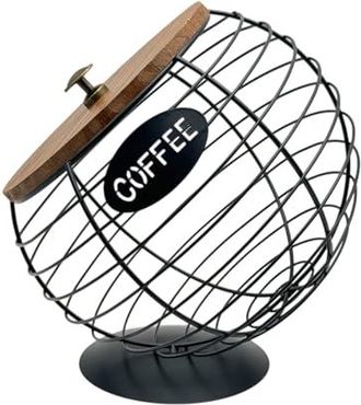 Generico Support de dosette de caf&eacute; - Caf&eacute;s en m&eacute;tal de stockage | Compteurs | Organisateur de gousses | Accessoires de bar &agrave; caf&eacute; D&eacute;coration | D&eacute;corations de 