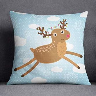 Questo Casa Dekorativer Kissenbezug, Kissenbezug, Heimdekoration, für Sofa, Café, Größe: 45 x 45 cm - entworfen und hergestellt in Türkiye