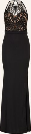 Lipsy Abendkleid Mit Spitze schwarz