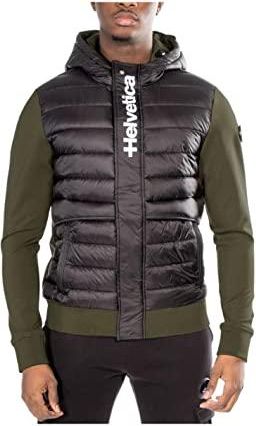 Helvetica Veste Kaki et Noir - COURCHEVEL2 H326 Kaki (S)