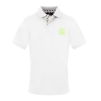 Aquascutum Poloshirt f&uuml;r Herren, kurz&auml;rmlig (Wei&szlig;)