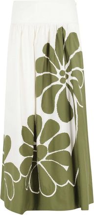 Farm Rio Farm Rio, Femme, Jupes, Multicolore, Taille: 36 FR Palermo Midi Skirt