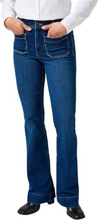 Wrangler Flare Jeans, Indigo Traditionnel, 29W x 30L Femme