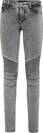 Philipp Plein Femme, Jeans, Gris, Taille: W28 Biker
