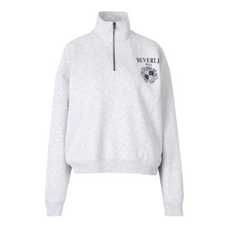 Sporty & Rich BH Crest - - Sweatshirts & Hoodies - Herren - Grau - L