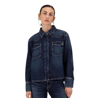 Icon Denim Los Angeles Femme, Vestes, Bleu, Taille: 40 FR Norah Overshirt