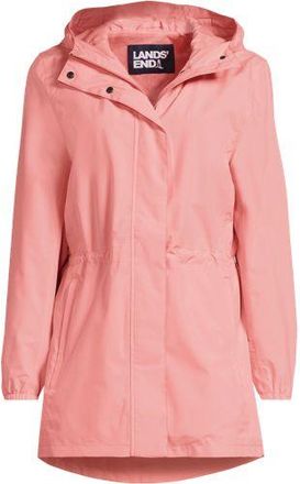 Lands End Wasserdichte Regenjacke mit Packfach, Damen, Gr&ouml;&szlig;e:32-34 regular, Pink, Polyester, by Lands End