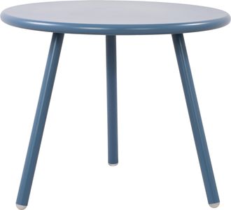 Clp Couchtisch Berea I Runder Loungetisch f&uuml;r drau&szlig;en und drinnen I Gartentisch wetterfest und UV-best&auml;ndig I Outdoor Beistelltisch, Farbe:blau