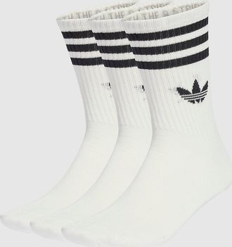 adidas Originals 3S Crew S 3P Socks white