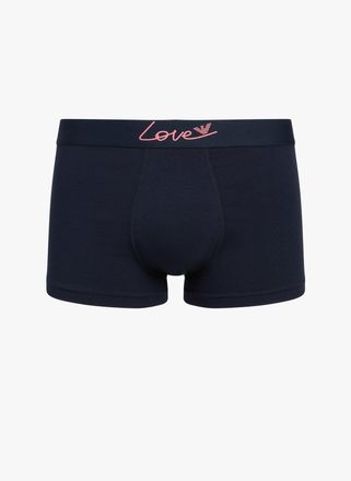 Emporio Armani Lot de deux boxers en coton m&eacute;lang&eacute;