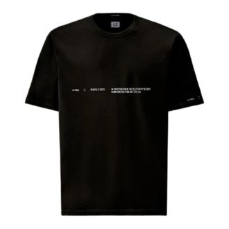 C.P. Company Logo T-Shirt - - Tops - Herren - Schwarzk - S