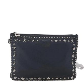 Jimmy Choo London Pre-owned Leder-Pouch - - Pre-owned - Damen - Schwarzk - ONE SIZE