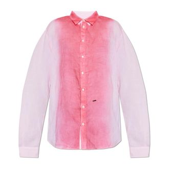Dsquared2 Leinenhemd - - Shirts - Herren - Rosa - S