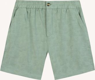 Faguo Short vert clair coton et viscose - CHEVRE