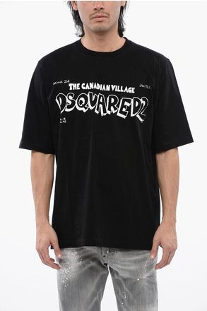 Dsquared2 Skater Fit T-shirt with Contrasting Print size S