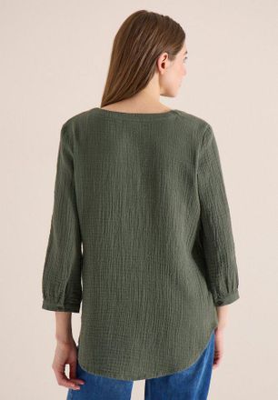 Cecil Klassische Bluse mit 3/4 &Auml;rmeln