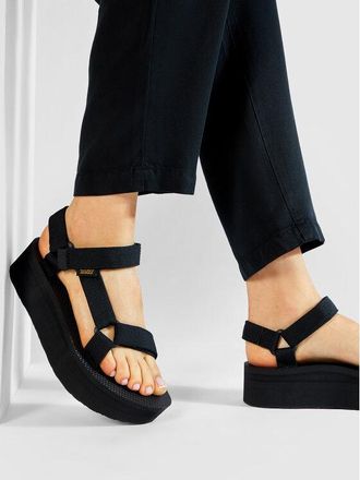 Teva Sandalen Flatform Universal 1008844 Schwarz