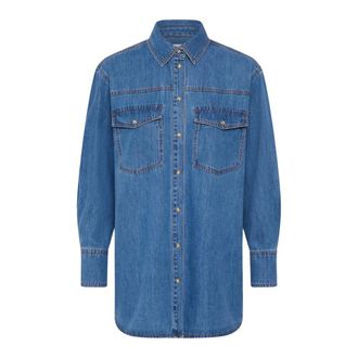 Inwear Dophinaiw Fitted - - Blouses & Shirts - Damen - Blau - 2XL