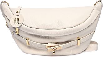 Anna Luchini Beige Rindsledertasche