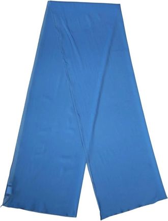 Dolce & Gabbana Femme, Accessoires, Bleu, Taille: ONE Size Ch&acirc;le &Eacute;tole &Eacute;charpe en Soie pour le Cou