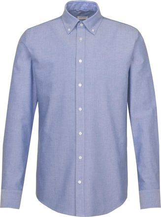 Seidensticker Herren Business-Hemd - Extra Slim Fit - Bügelfrei - Button-Down-Kragen - Langarm - 100% Baumwolle, Blauw37