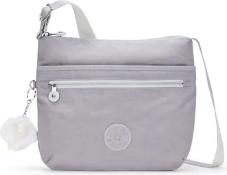 Kipling ARTO Mittelgroße Umhängetasche, Tender Grey (Grau)