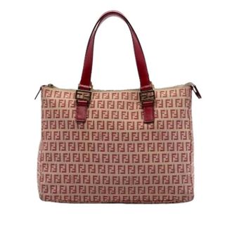Fendi Sac cabas en toile Pre-owned - Femme - Pre-owned - Beige - Taille: ONE Size