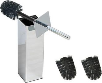 BGL Fashion Support de Brosse WC en Acier Inoxydable pour Salle de Bain et h&ocirc;tel (Chrome)