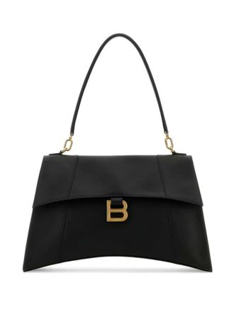 Balenciaga Hobo Bags - Medium Hourglass Soft Shoulder Bag - Gr. unisize - in Schwarz - f&uuml;r Damen