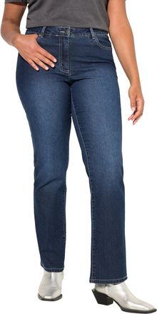 Angel Of Style Jeans Paula, Straight Fit, mit Stretchkomfort. Gerade und Bequeme 5-Pocket. Bund mit G&uuml;rtelschlaufen, Knopf und Zipper