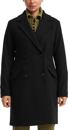 QS by s.Oliver Taillierter Mantel in Wolloptik