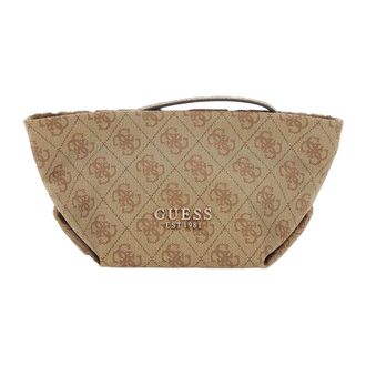 Guess Eco Evaine Beauty Case - - Bags - Damen - Braun - ONE SIZE