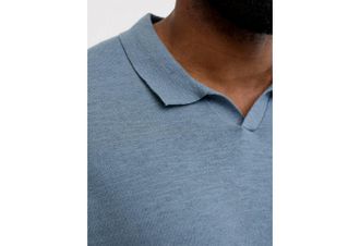 Jack & Jones Poloshirt Jack&Jones &Uuml;bergr&ouml;&szlig;en Poloshirt rauchblau JJKANE