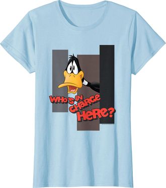 Looney Tunes Looney Tunes Daffy Duck Whos in Charge? T-Shirt