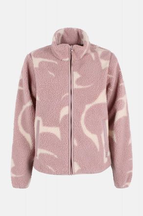 Danef&aelig; Danelabrador Fleecejacke Rosa Beige Abstrakt Floral