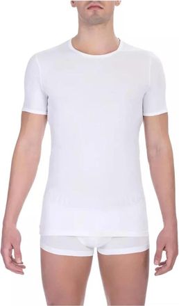 Dirk Bikkembergs Klassisches wei&szlig;es Baumwoll-T-Shirt - - Underwear - Herren - Wei&szlig; - XL