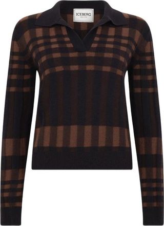 Iceberg Pullover mit Stehkragen - - Knitwear - Damen - Braun - XS